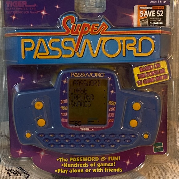 Tiger | Other | Vintage Handhelds Super Password | Poshmark
